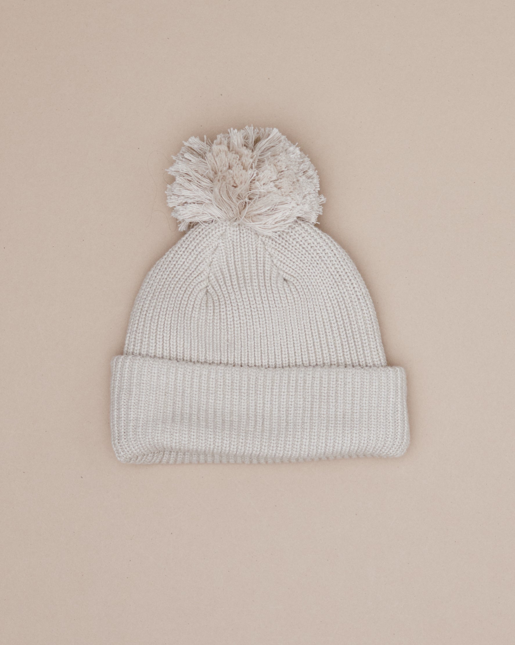 Knit Pom Hat - Oat – Pine Kids Co